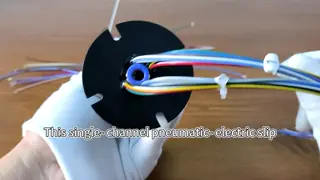 China 24-Channel 5A Pneumatic Slip Ring with Direct-Flow Air Channel and 250 RPM Speed for Industrial Automation for sale