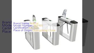 550mm Wide Tripod Turnstile Gate SUS304 RS485 Access Control