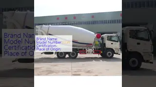 Foton 0 Wheel Mixer Truck m Capacity