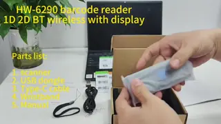 Portable Bluetooth Barcode Scanner HW-6290