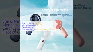 Portable Fan Cools You Anywhere