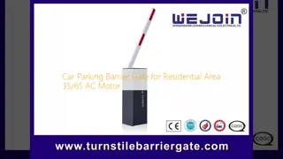Fast Parking Barrier Gate 3S 6S Residential Security