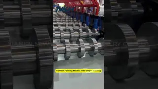 V24 Roll Forming Machine with Simple Automatic Stacking