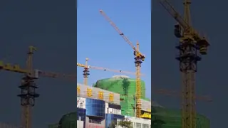 China Trolleying Speed 0 to 50m/min Tower Crane Loading Capacity 10T and Climbing Speed 0.5mmin Designed for Material Movement for sale