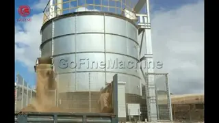 7000mm Height Compost Fertilizer Production , Organic Fertilizer Fermentation Tank