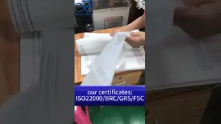 FSC-Certified Glassine Paper Bags Eco-Friendly Oil-Proof for Food Retail Packaging Needs