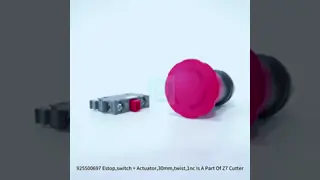 China 925500697 Estop,switch + Actuator,30mm,twist,1nc Is A Part Of Z7 Cutter for sale