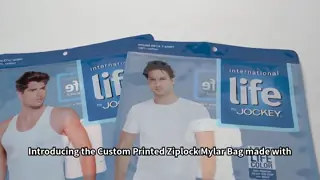 China Custom Order Custom Clothing Packaging Bag Recyclable Repeat Seal Plastic Bag Printed Apparel Packaging Pajamas Pants Socks for sale