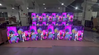 Showcasing the high definition, high brightness, and high saturation of colors on LED display screen