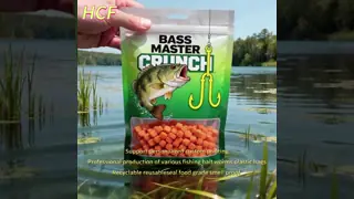 China Feed Zipper Top Custom Printed Food Grade PE Smell Proof Plastic Bag Featuring Breathable Design for Red Worm Bait Usage for sale