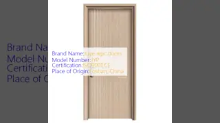 WPC Hollow Door Moisture Proof & Heat Insulated