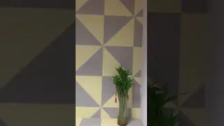 Self-adhesive showing wall foam wallpaper