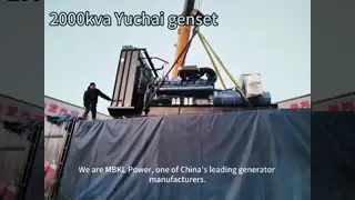 China 2000KVA (1600KW) Durable Yuchai Open type Diesel Genset Built for Harsh Environments Generator Factory for sale