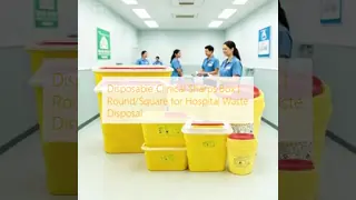 Sharps Disposal Box Hospital Waste