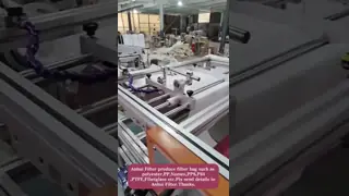 China Industrial PPS Filter Bags with 100% Pure PPS Fiber Dust Collector Filter Bag for sale