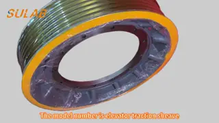 Mitsubishi Elevator Traction Sheave Permanent Magnet All Size Made of Ductile Iron QT600-3 Showcase