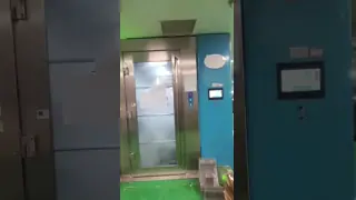 Walk-in cage washer uses live video