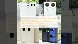 Custom Stainless Steel Outdoor Bins