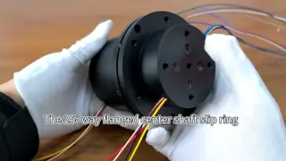 10-way flange-mounted slip ring
