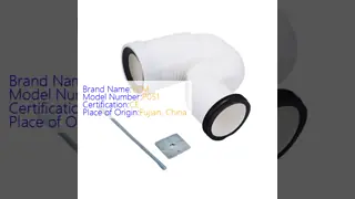 White PP Toilet Pipe Deodorant Connection