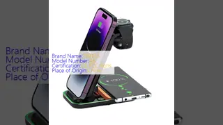 W -in- Wireless Charger ight Light Stand