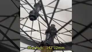 50-60 Marble Carbon Spoke Wheel Set