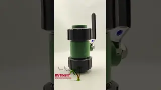 China PPR Double Union Ball Valve With Brass Ball Iron Handle 20-63MM Customized LOGO for sale