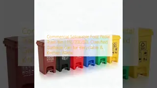 Commercial Trash Bin Stainless Steel