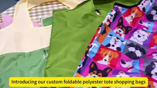 China Heavy Duty Expandable Shopping Tote Bag Large Reusable Foldable Grocery Storage Bags Nylon Polyester Folding Bag (in stock) for sale