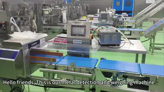 Processing Easy Operation High Speed Combo Metal Detector Checkweigher For Sliver Products