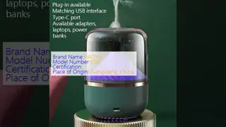 China Car Home Use Electric Fragrant Oil Diffuser Battery Powered With 7 Color LED Light for sale