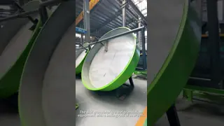 organic compound fertilizer disc granulator machine