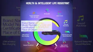 G Audio Lamp Smart Sound Machine Budget Friendly