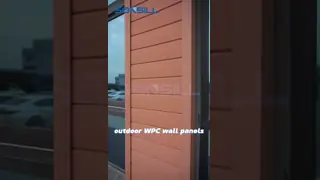 outdoor WPC wall panel