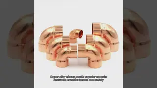 Copper Alloy Elbows: Resilient flow control for corrosive and high-temperature media.