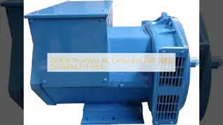 200KW AC Generator AVR 50Hz 1500RPM Brushless
