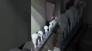 White plastic shower head of uv line