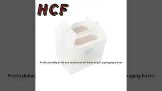 China Custom Order Packaging Gift Cake Snack Handheld Packaging Box Colorful Design Packaging for Birthday Party Gift Card for sale