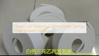 EPDM Sponge Sheet Smooth Surface Insulation