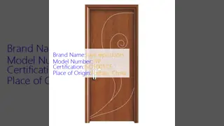 WPC Hollow Door Soundproof Moisture Resistant