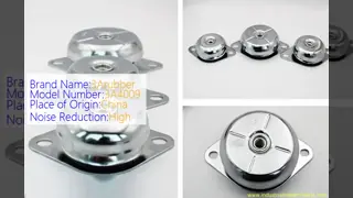 Durable Black Rubber Shock Mounts Vibration Dampening