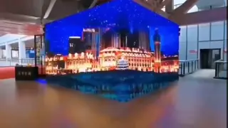 3D glasses-free LED display screen