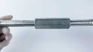 Non-standard bolts with holes