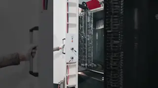 Evaporation coating and vacuum coating machine display