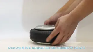 Single Bellows Type Oria M-30-E for Vibration Isolation 1B8-550 Goodyear Air Spring