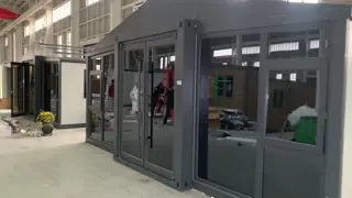 Foldable 20ft Container Tiny Home Solution