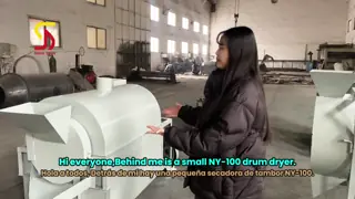 China Industrial Electric Drum Dryer Salt Residue Wood Chip Animal Feed Pellet Rotary Dryer for sale