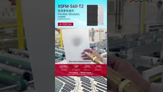 580W Soft Solar Panel For Roof Material
