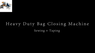 Sewing & Taping Bag Closing Machine