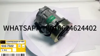 KBZE 532-7322 5327322 AC COMPRESSOR FITS CAT E336E E340 E349E E374F E390 EXCAVATOR